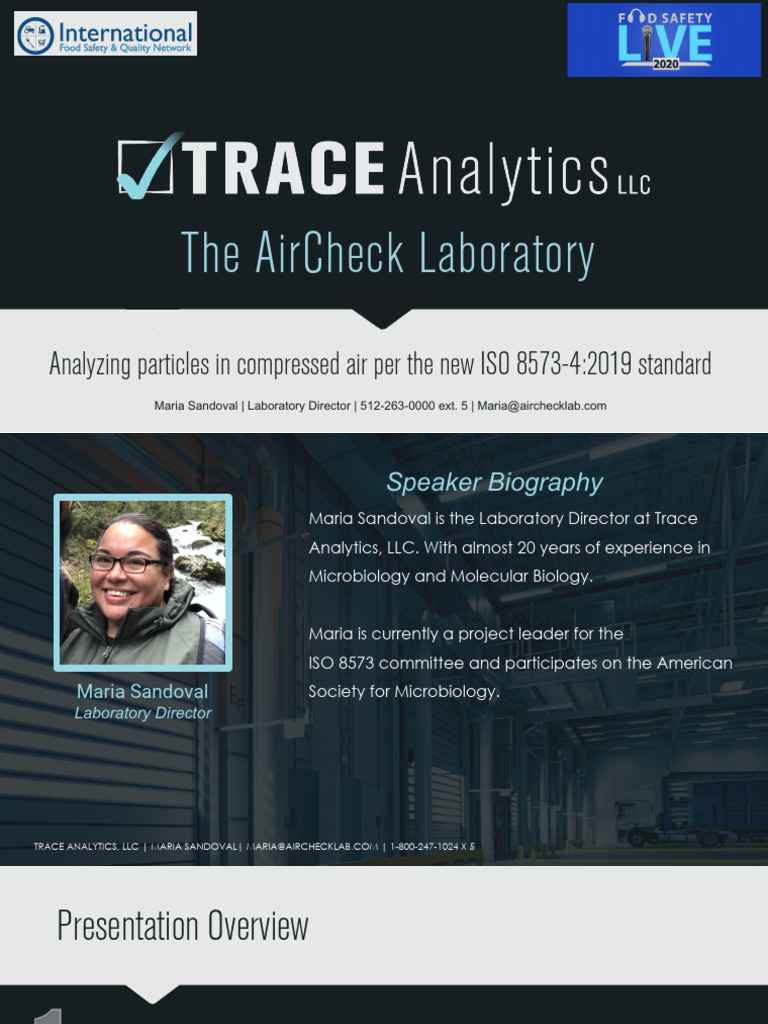 ISO 8573-4:2019 Compressed Air Analysis | PDF | Microscopy | Calibration