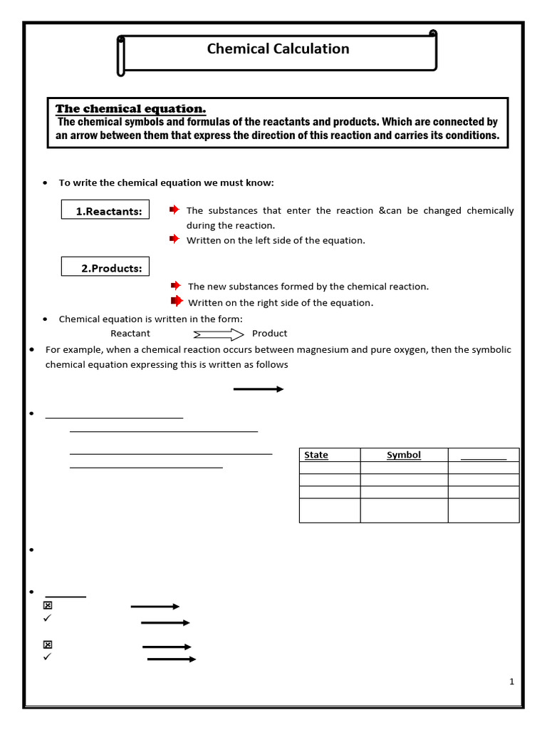 Chemical Equations and Mole Calculations | PDF | Mole (Unit) | Molecules