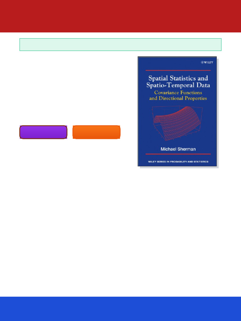 Spatial Statistics and Spatio Temporal Data Covariance Functions and ...