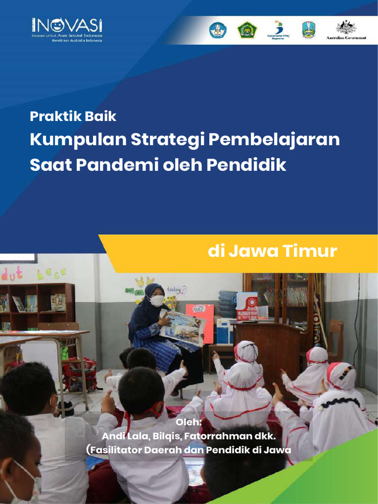 2022 Booklet Praktik Baik Kumpulan Strategi Pembelajaran Pandemi Pendidik Jawa Timur Inovasi | PDF