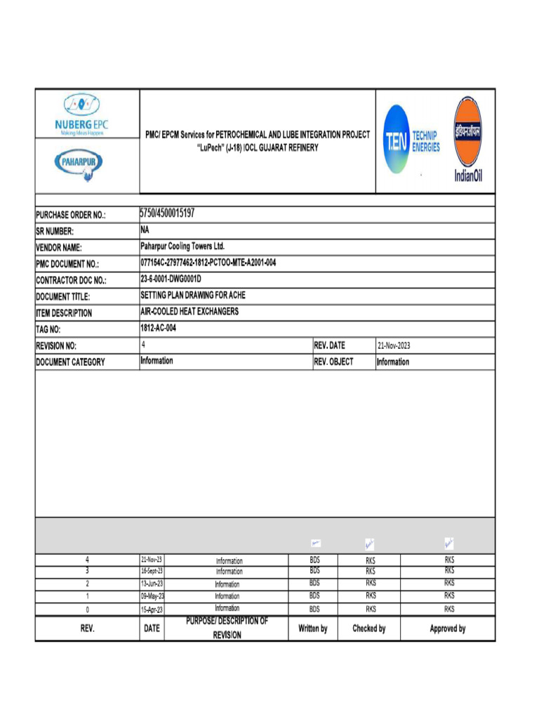 airfin cooler drawing | PDF | Petroleum Industry | Petroleum