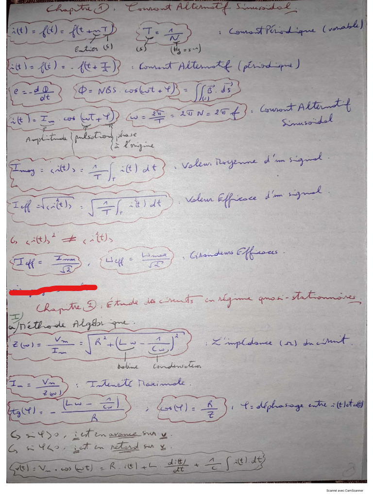 Résumé Electrocinétique 2 | PDF