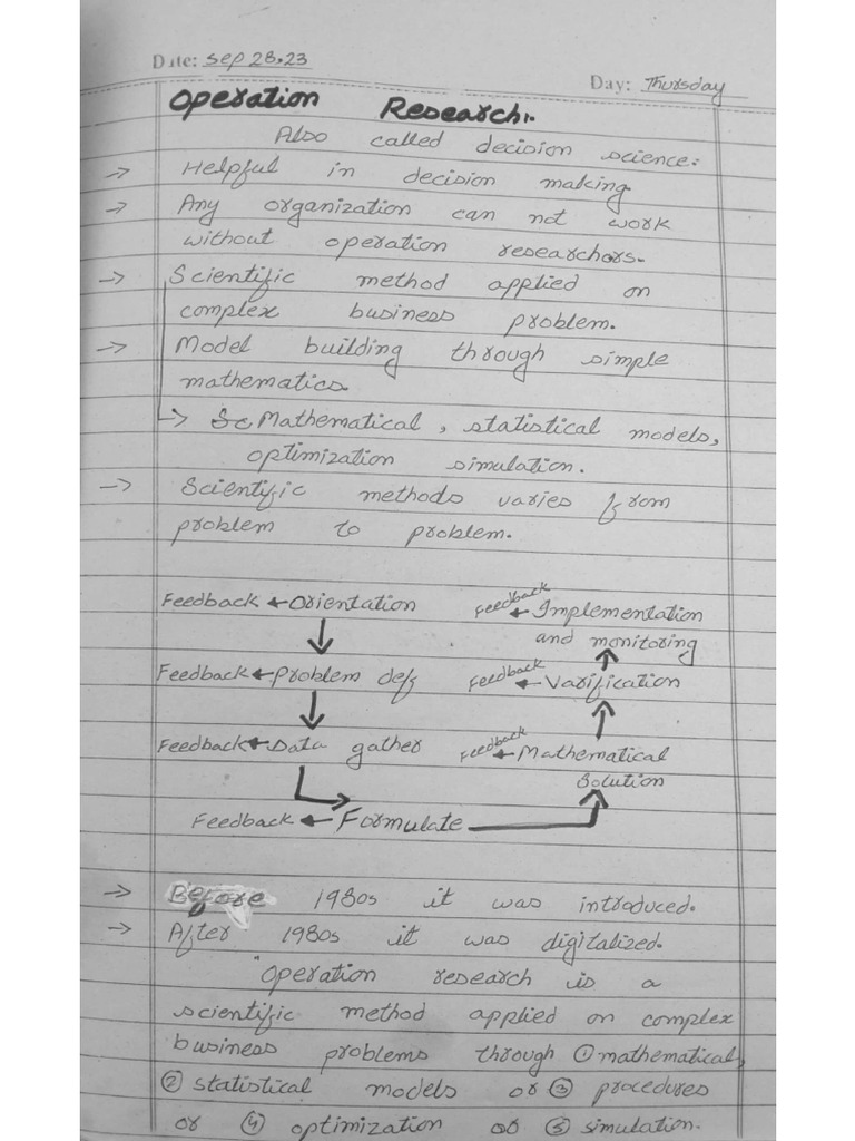 Operation Research | PDF