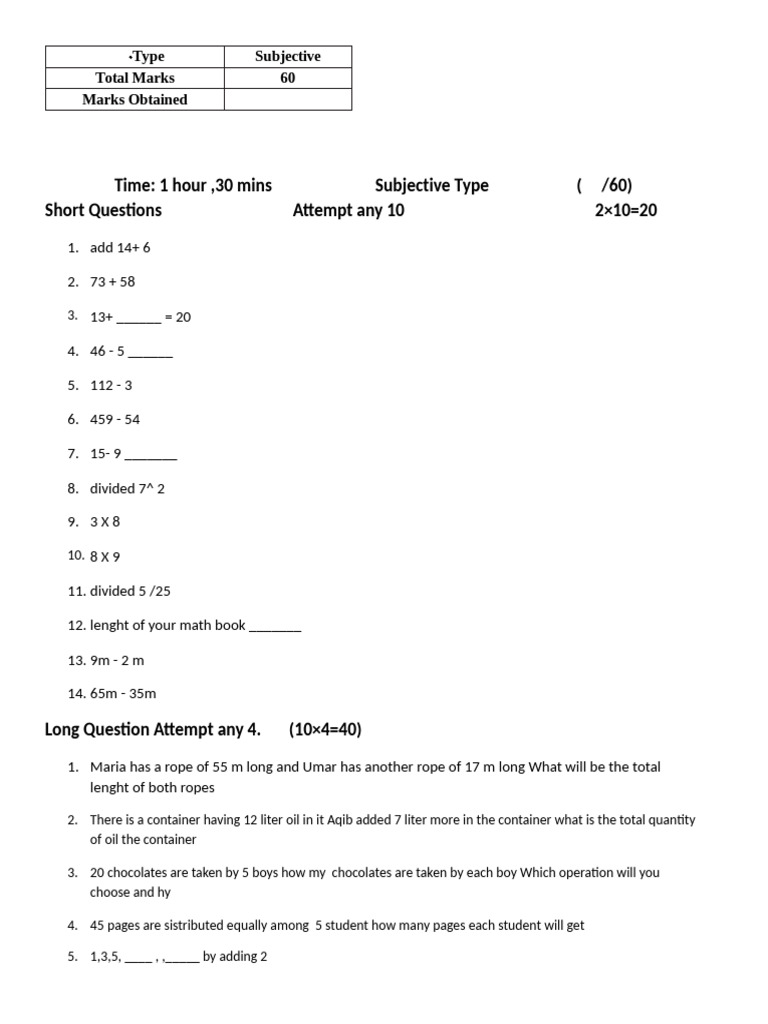 class 2 math (1).docx | PDF
