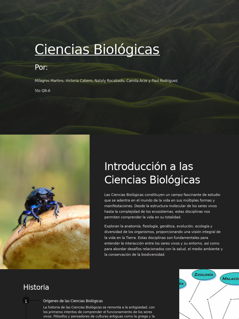 Ciencias-Biologicas 5to QB A | PDF | Biología | Organismos