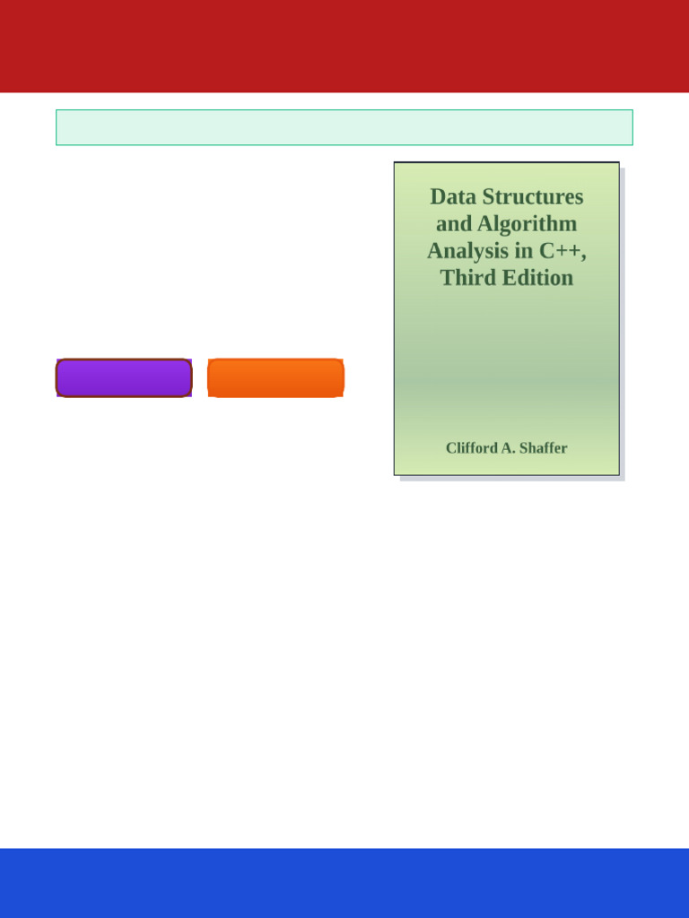 Data Structures and Algorithm Analysis in C++ 3rd edition by Clifford ...