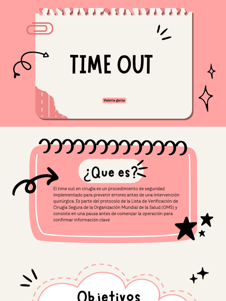 Time out | PDF | Cirugía | Seguridad del paciente