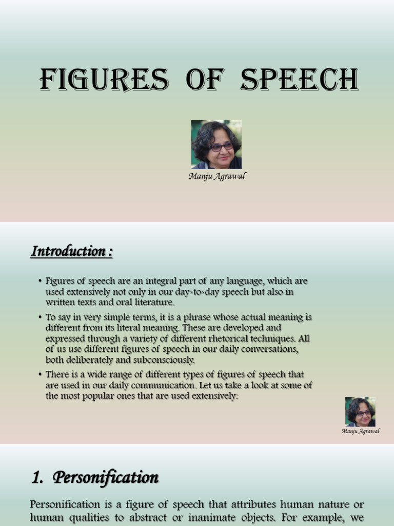 Figures of Speech - PPT 25-07-2024 | PDF | Irony | Rhetorical Techniques