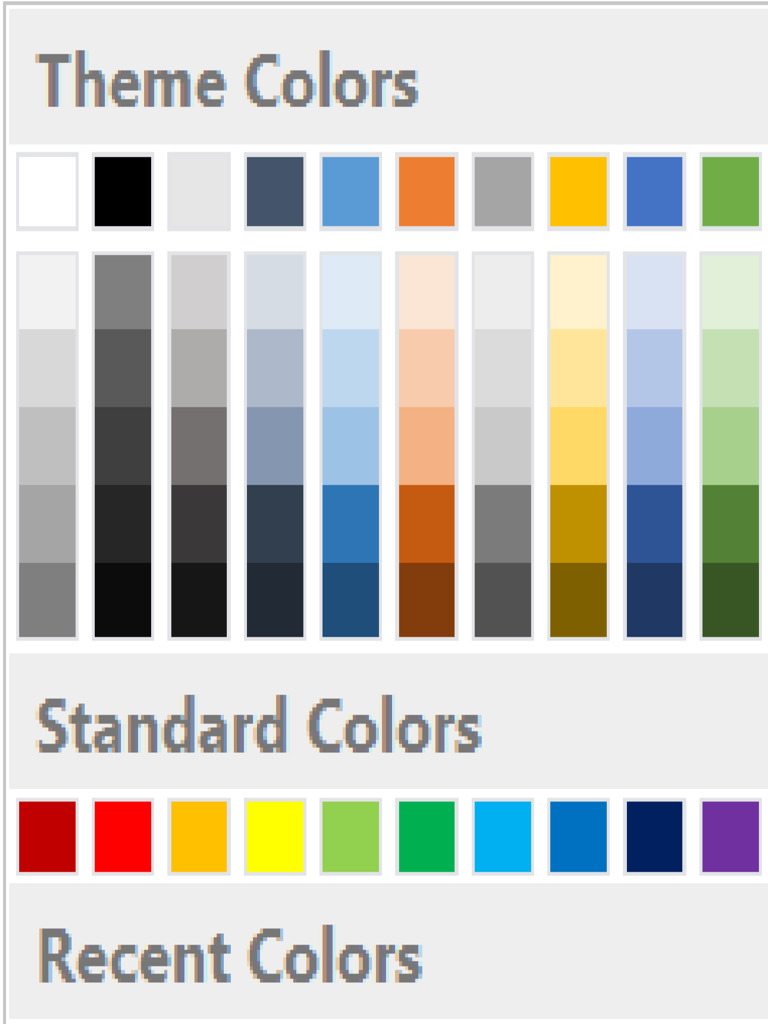 Theme Colors - Excel | PDF