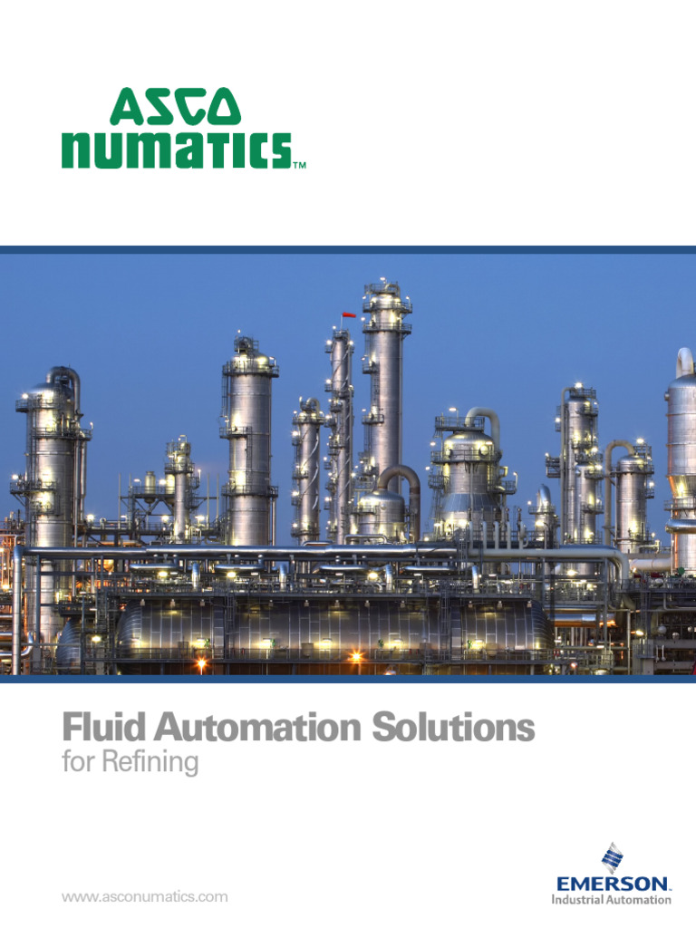 Asco Refineryy Brochure | PDF | Valve | Oil Refinery