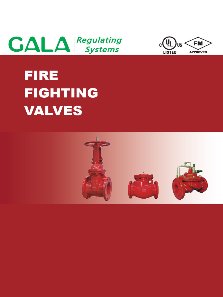 Fire Fighting Valves Specifications and Ratings | PDF | Valve | Steel