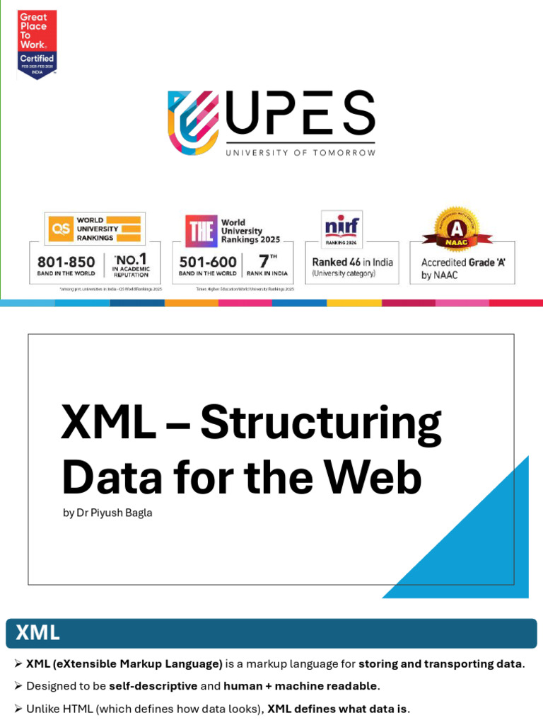 Understanding XML Structure and Syntax | PDF | Xslt | Xml