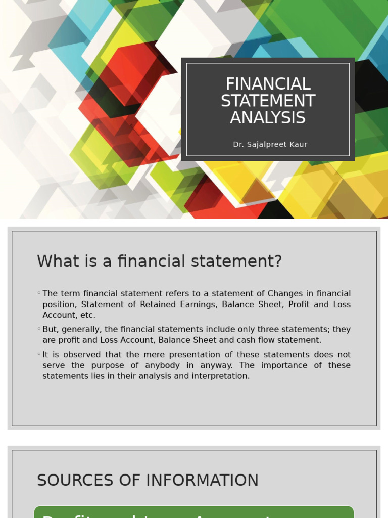 FInancial Statement Analysis | PDF | Cash Flow Statement | Equity (Finance)