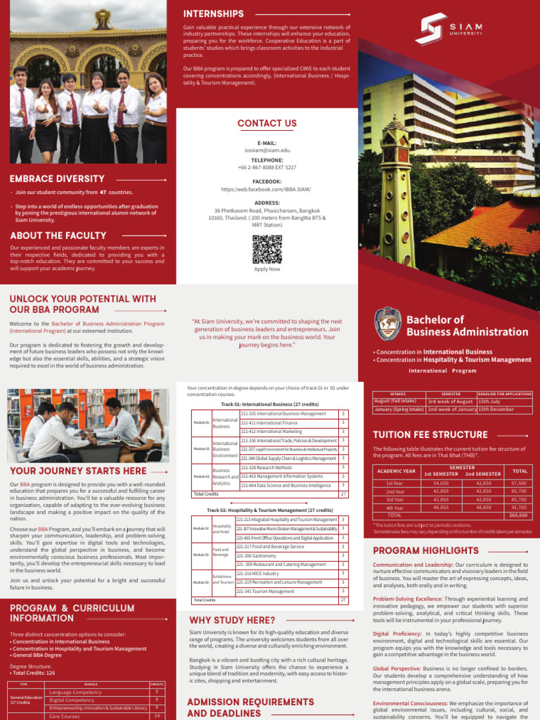 BBA Brochure 2024 | PDF | Entrepreneurship | Cognition