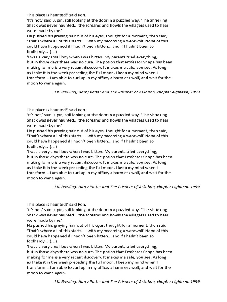 Trad Harry Potter 2.docx - Copie | PDF | J. K. Rowling | Harry Potter