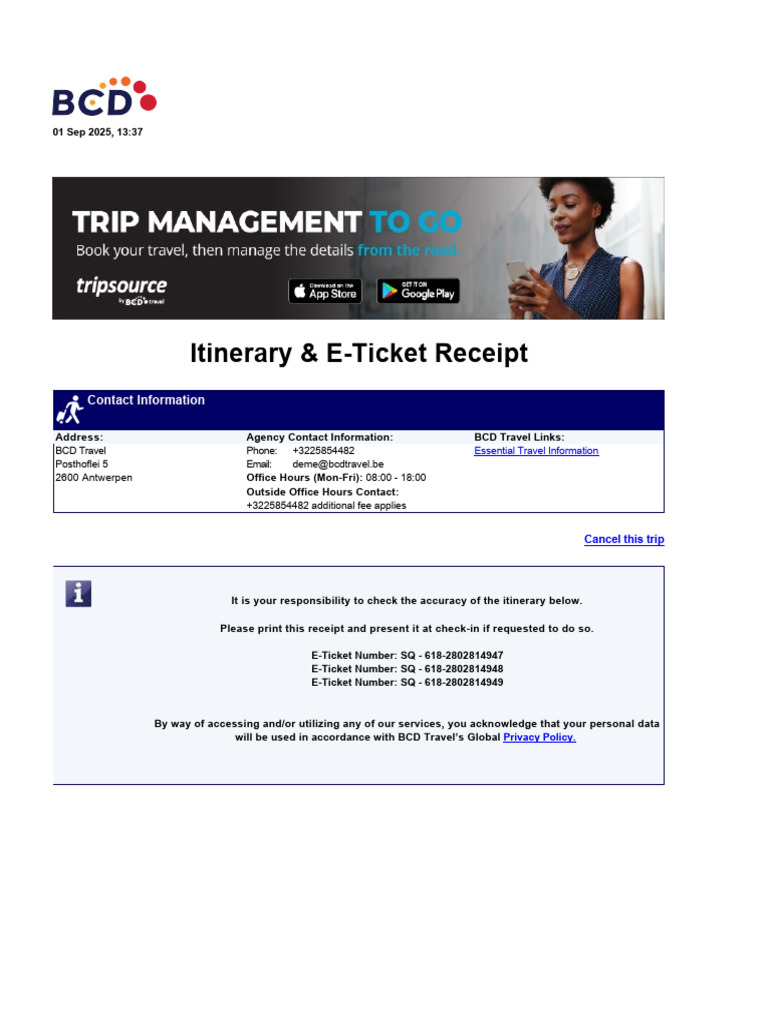 Itinerary Ticket Receipt For Bolonos Clemena Jerameel Ilustrisimo Neil ...