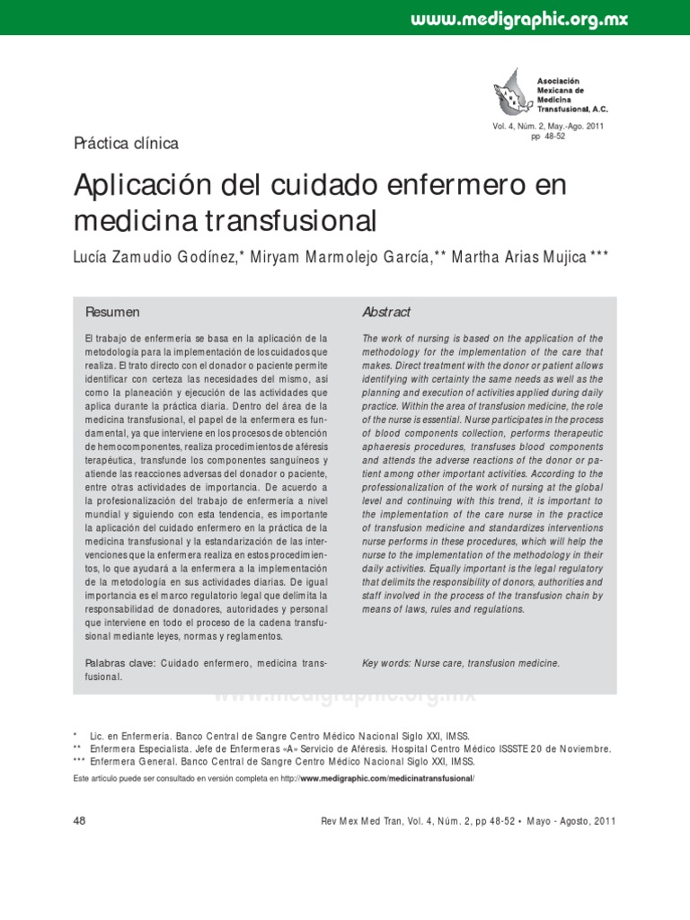Nanda Transfusiones | PDF | Transfusión de sangre | Enfermería