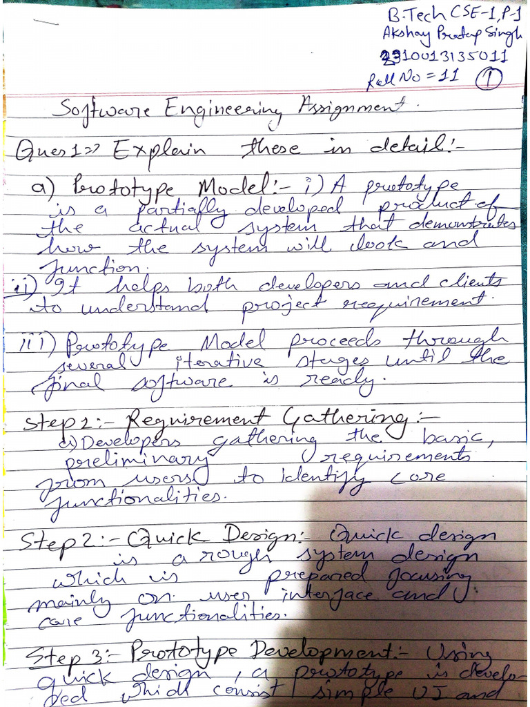 Software Engineering Assignment | PDF