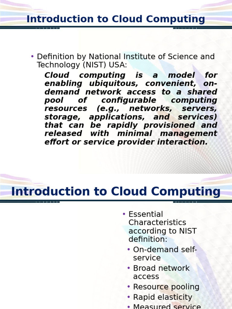 Lecture 10,11 - Cloud, Cluster and Grid Computing | PDF | Computer ...