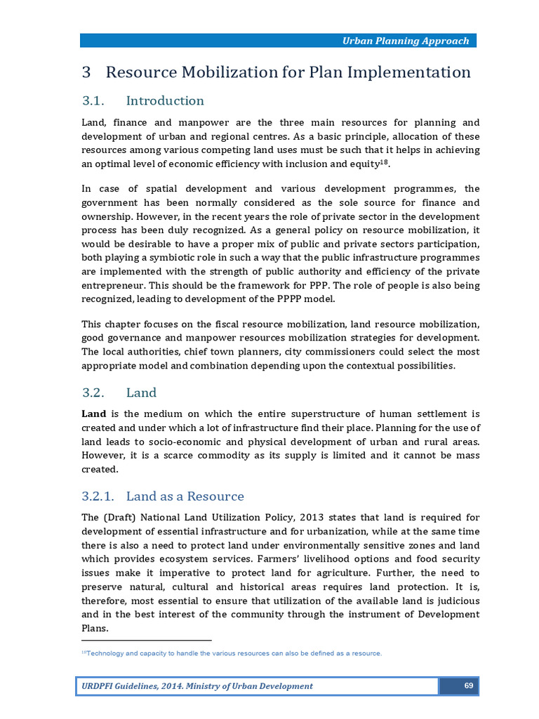 URDPFI Guidelines Vol I(2) | PDF | Taxes | Poverty