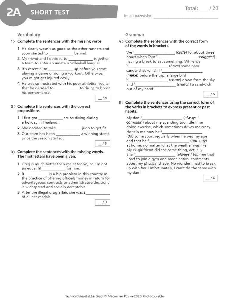 New Password B2+ C1 ST 2A | PDF | Language Mechanics | Languages
