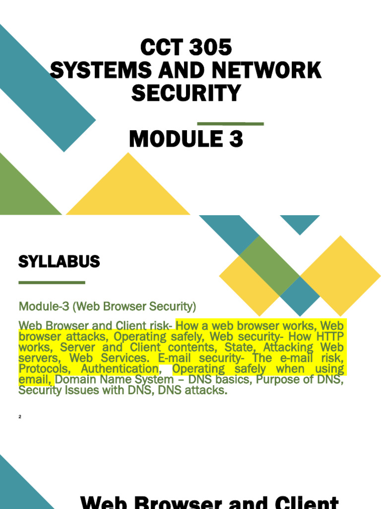 Module 3 Ppt | PDF | Http Cookie | Domain Name System