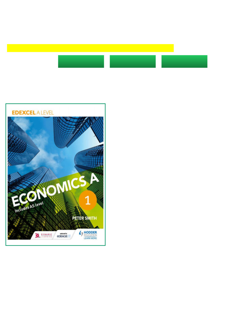 Edexcel A level Economics A Book 1 Peter Smith pdf available | PDF