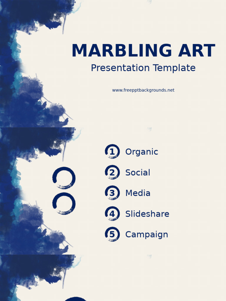 Marbling Art Presentation Template | PDF | Methodology | Techniques