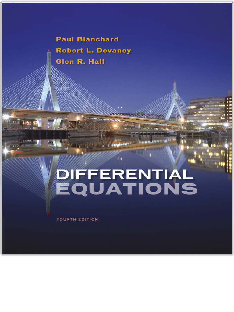 Differential Equations Textbook, 4th Edition | PDF