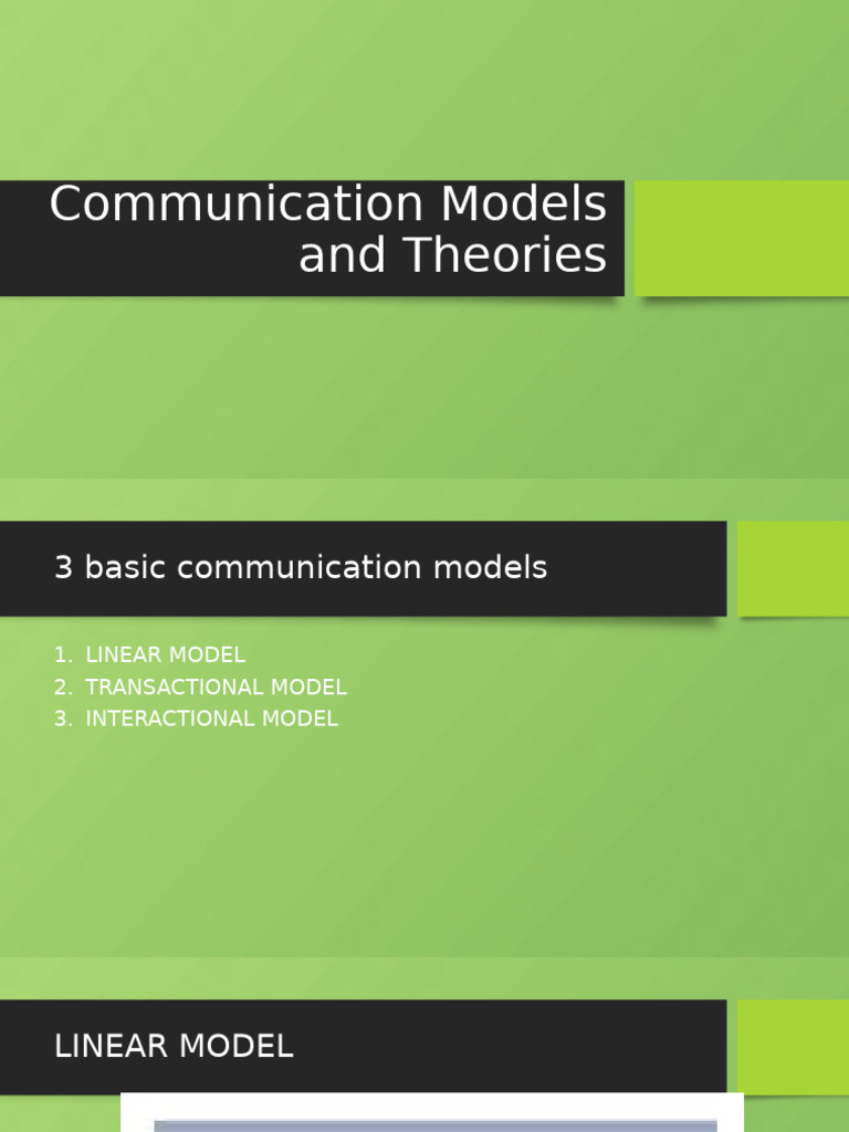 MIL Lesson 1 Communication Models | PDF