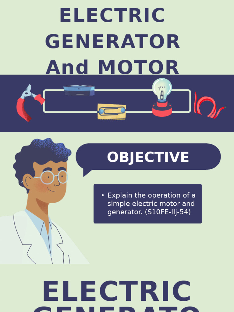 Electric Generators and Motors Explained | PDF | Electric Generator ...