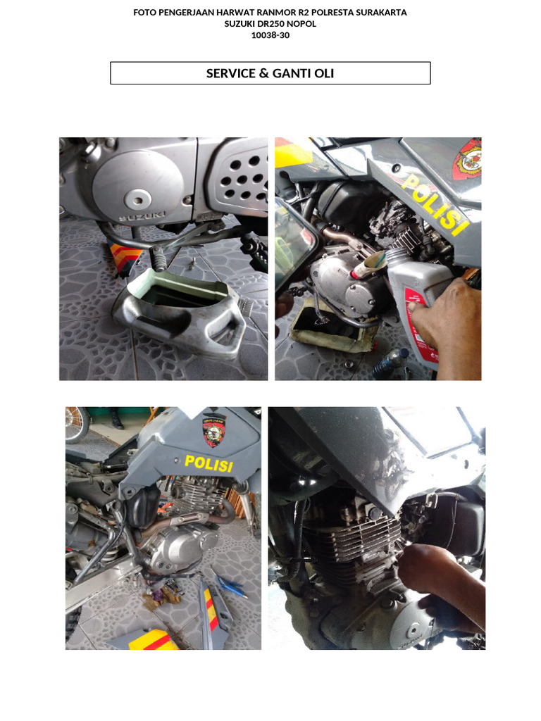SUZUKI DR250 10038-30 | PDF
