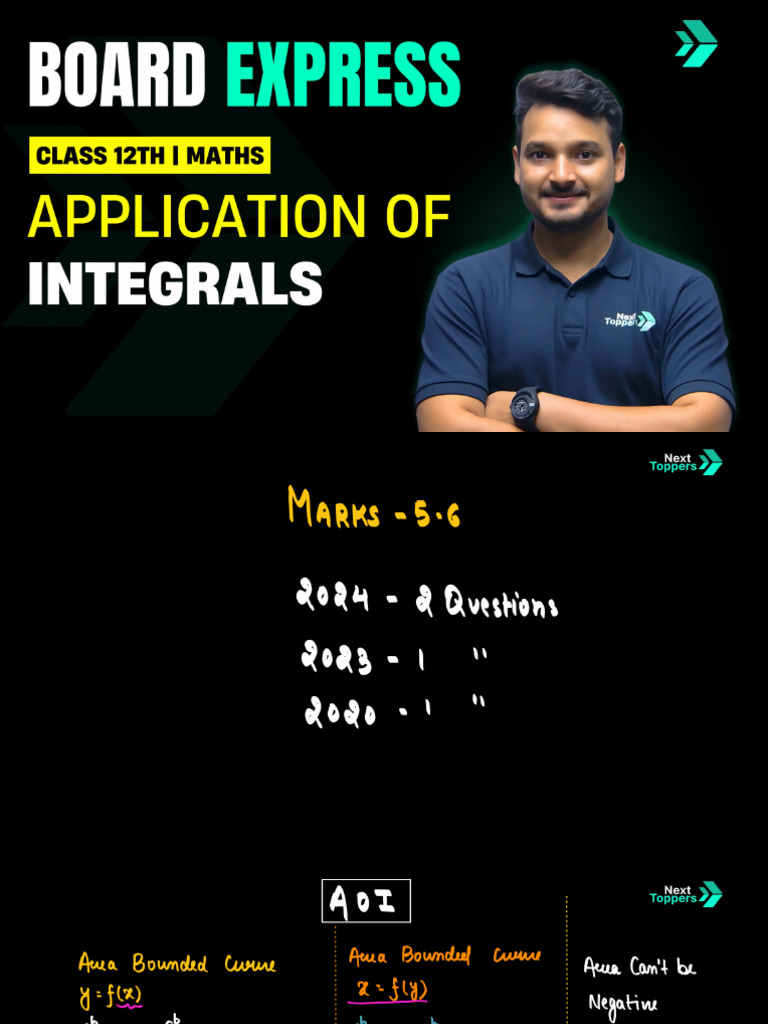 Application of Integrals | PDF