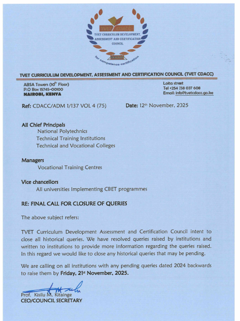 Final Closure of Queries | PDF