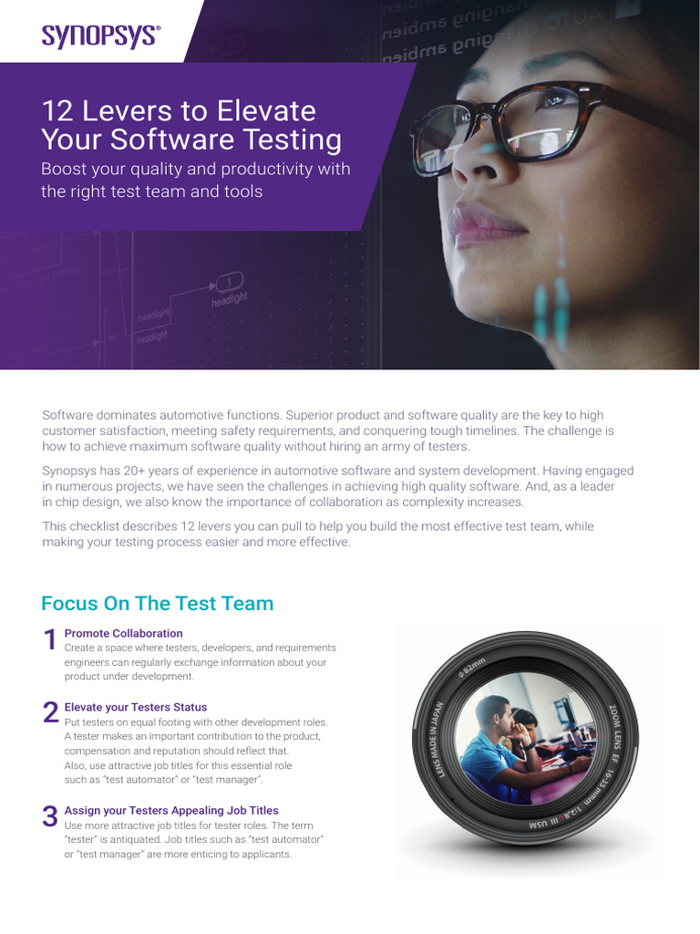 12 Levers to Enhance Software Testing | PDF | Software Testing | Software
