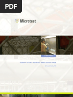 Integritest 5 Instrument: Specifications Sheet | PDF | Regulatory ...