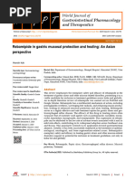 Mucosta (Rebamipide) Dosage and Uses | PDF | Pharmacokinetics | Stomach