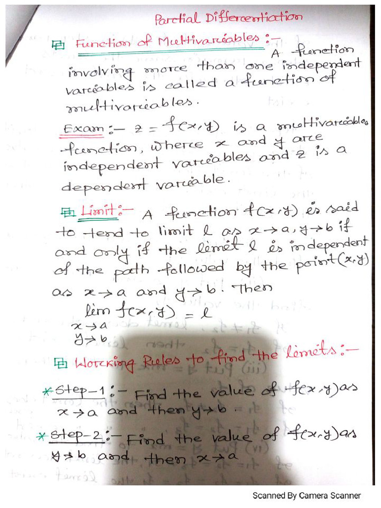 Limit, Continuity | PDF