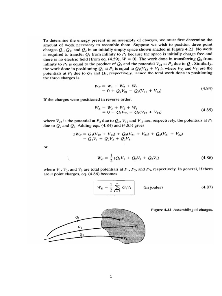 Electrostatic Energy | PDF