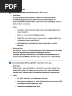 MRP Type PD vs VB in SAP Explained | PDF | Production And Manufacturing
