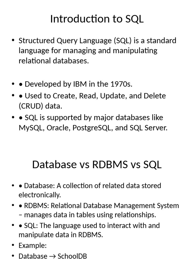 SQL Case Study Presentation | PDF | Sql | Databases