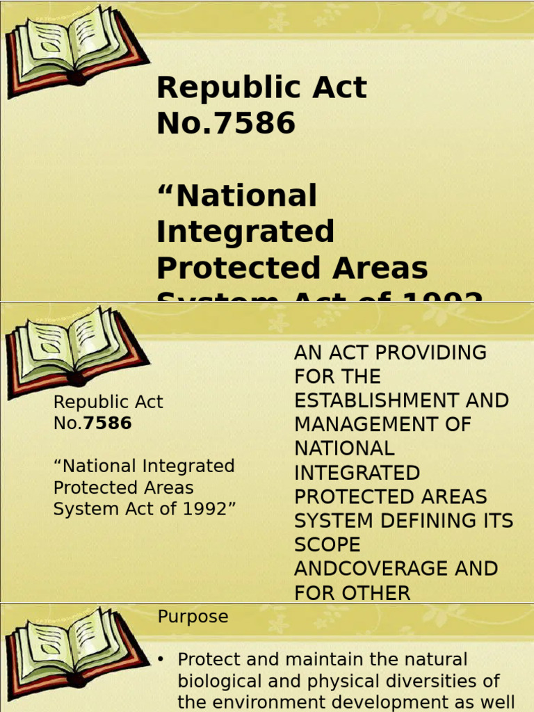National Integrated Protected Areas Act | PDF