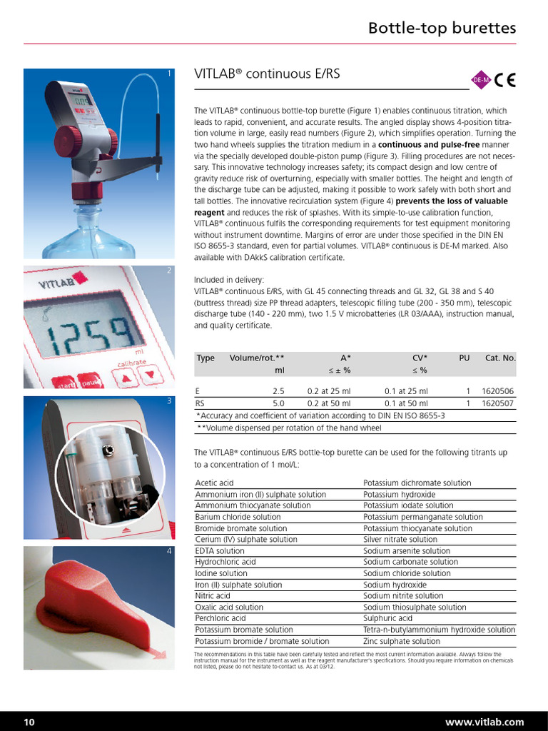 Digital Burette | PDF | Acid | Potassium