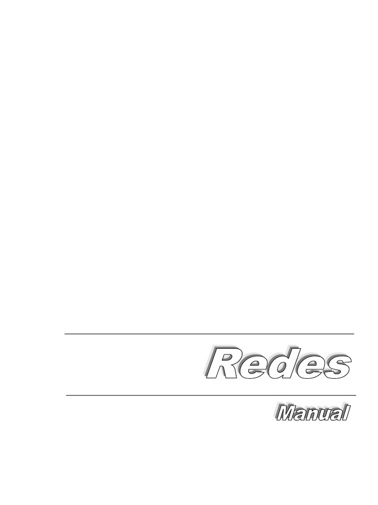 Manual-de-redes | PDF | Rede de computadores | Ethernet