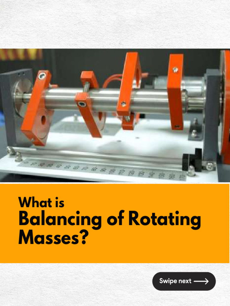 Balancing of Rotating Masses | PDF | Force | Rotation