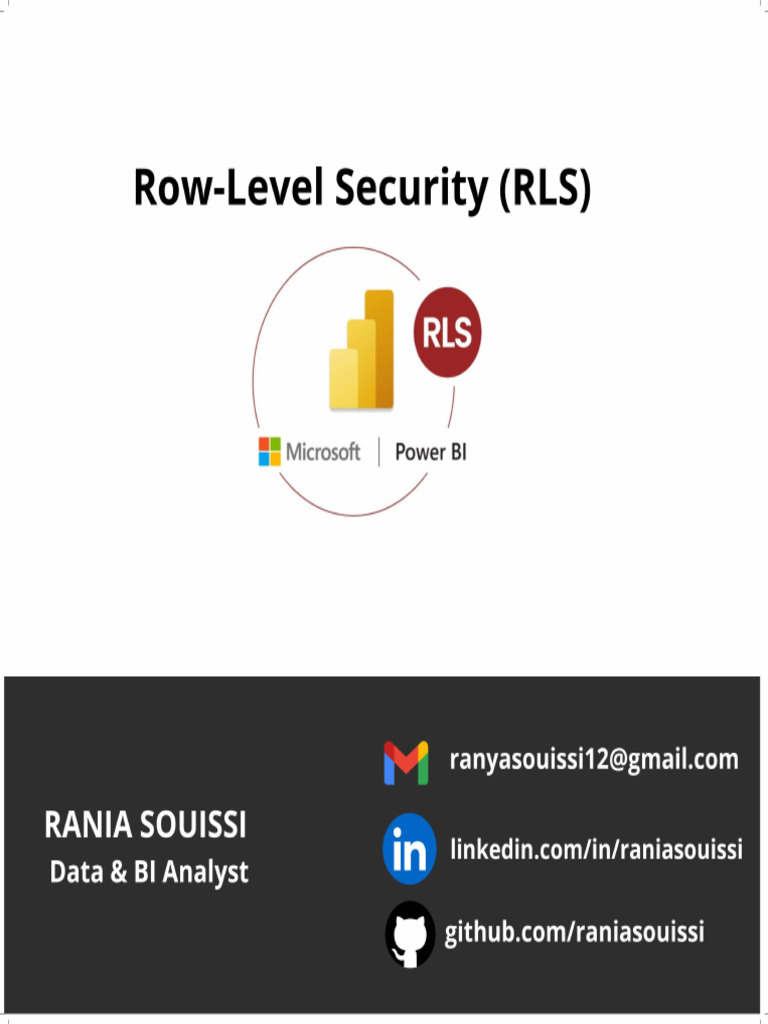 Rls Power Bi | PDF