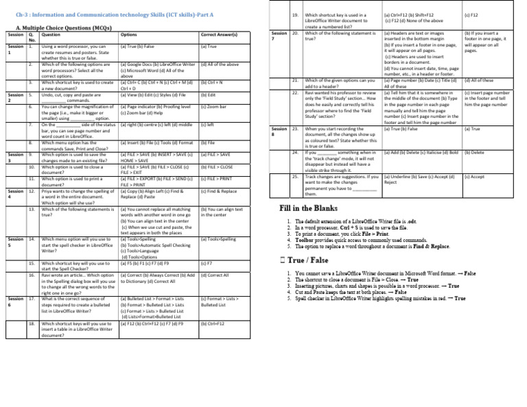 Unit 3 Part A Back Ex | PDF | Microsoft Word | Computing