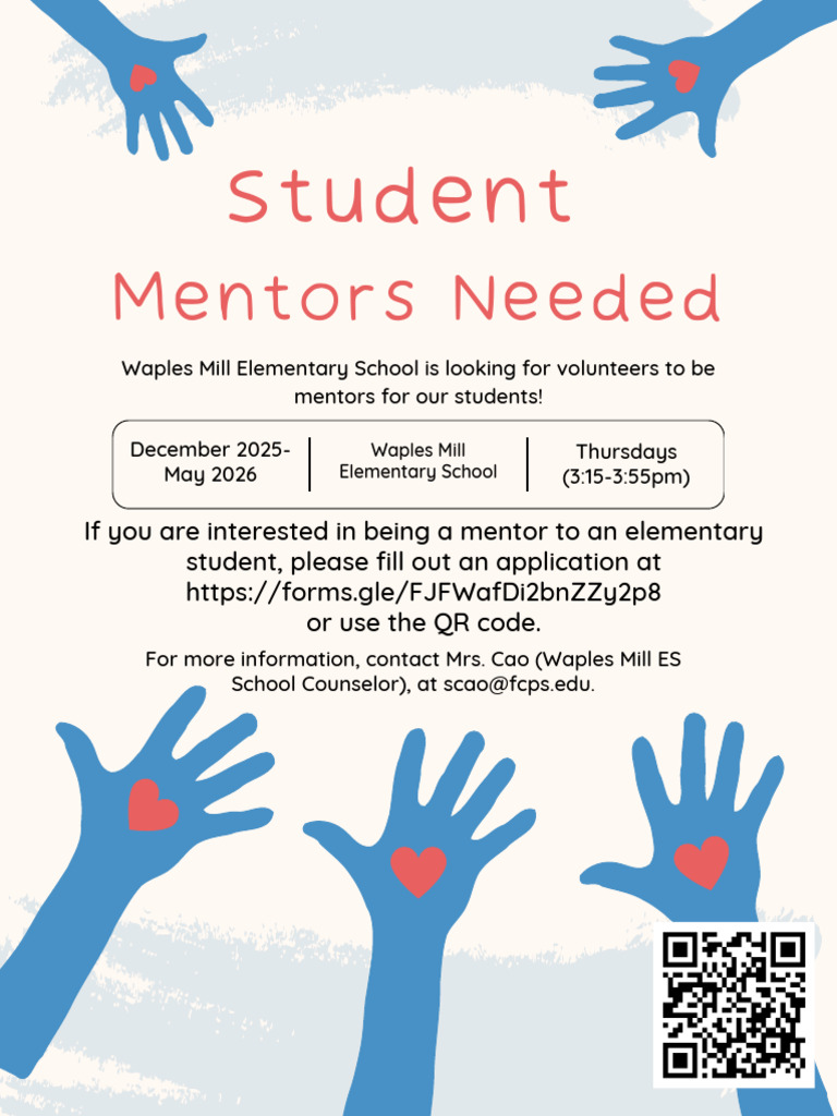 WMES High School Mentoring Flyer | PDF
