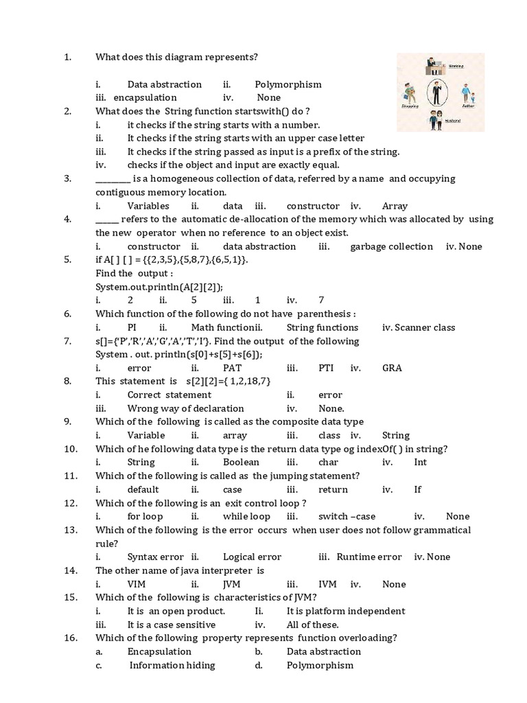 Multiple Choice Questions | PDF | String (Computer Science) | Control Flow