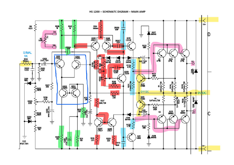 Diagrama Hs 1200 Main Power | PDF